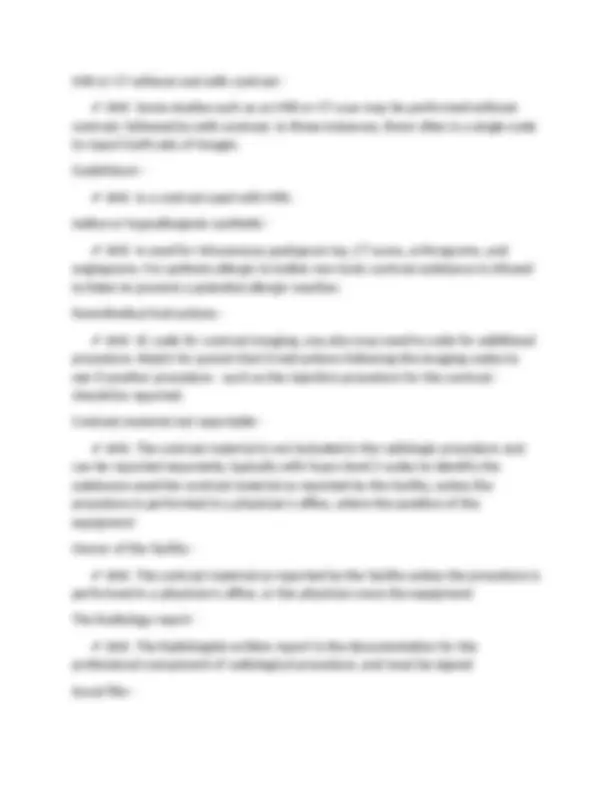 Radiology Questions & Answers 2024 | Exams Radiology | Docsity