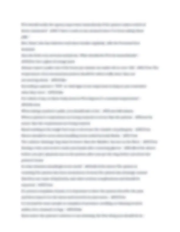 PCA Competency Test (Georgia Exam) questions and Answers | Exams ...