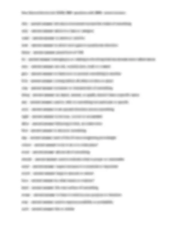 500+ Questions with 100% Correct Answers | Exams English Language | Docsity