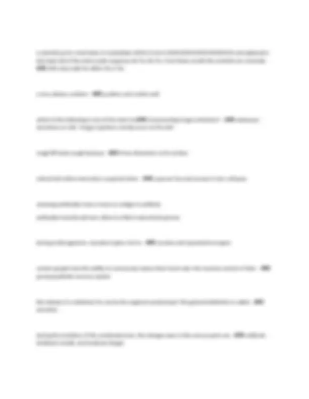 Biological Processes and Structures | Exams Biology | Docsity