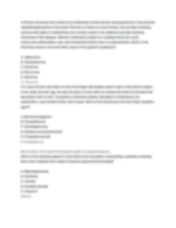 PANCE NCCPA EXAM QUESTIONS AND ANSWERS | Exams Nursing | Docsity