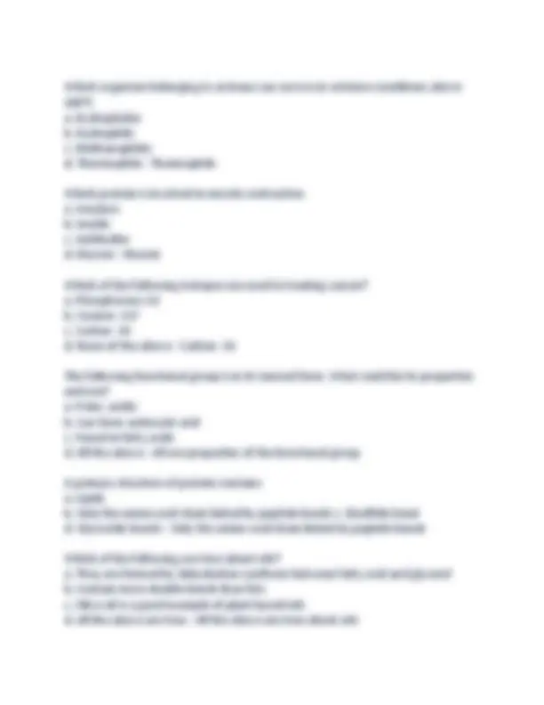 LSU Biol 1001 Fall (Dr. Nita) Test 1 | Exams Biology | Docsity