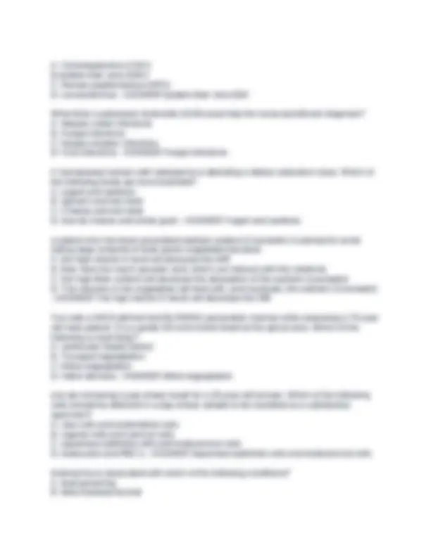 ANCC FNP Exam Review Questions LEIK part 1 accurate | Exams Nursing ...