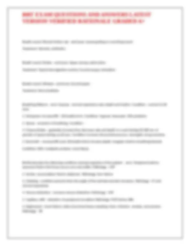 RRT EXAM QUESTIONS AND ANSWERS LATEST VERSION VERIFIED RATIONALE GRADED ...