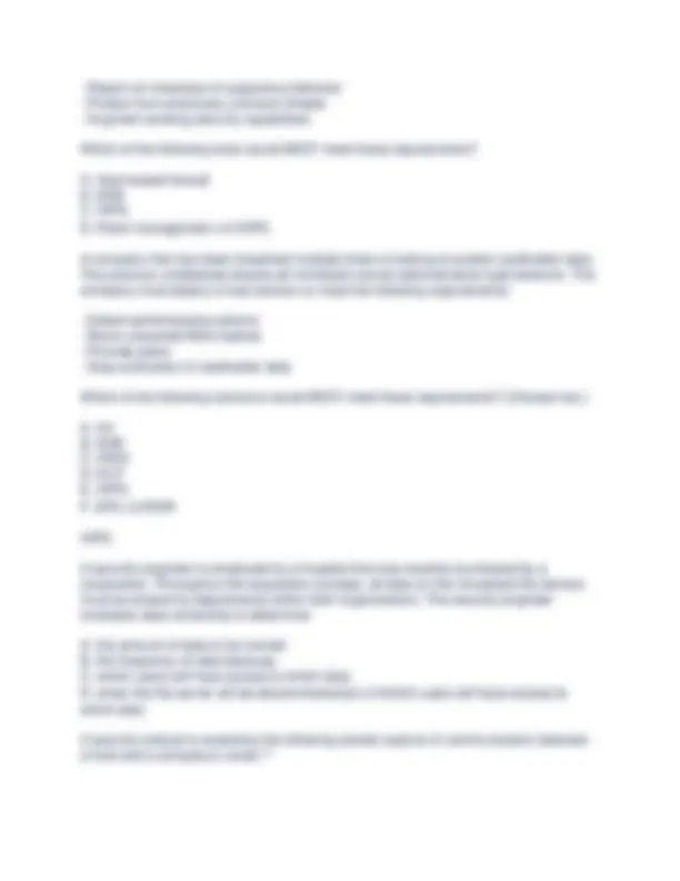 Improving Web Services Security and Compliance | Exams Computer Security | Docsity