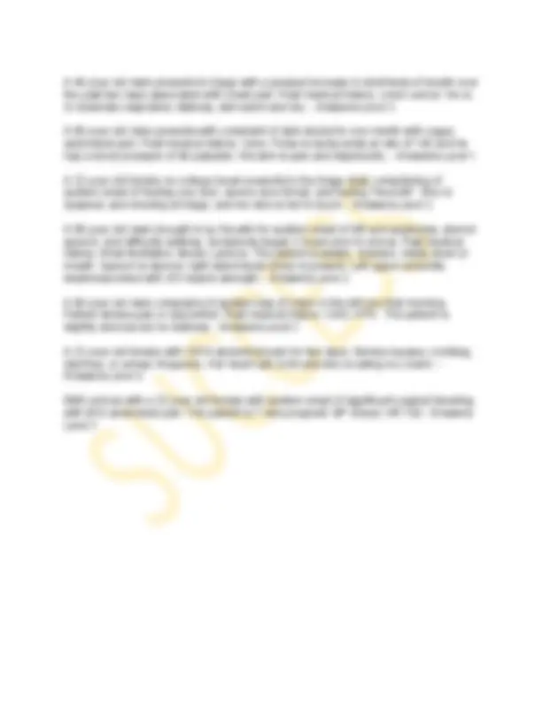 EMERGENCY SEVERITY INDEX (ESI) TRIAGE PRACTICE | Exams Nursing | Docsity