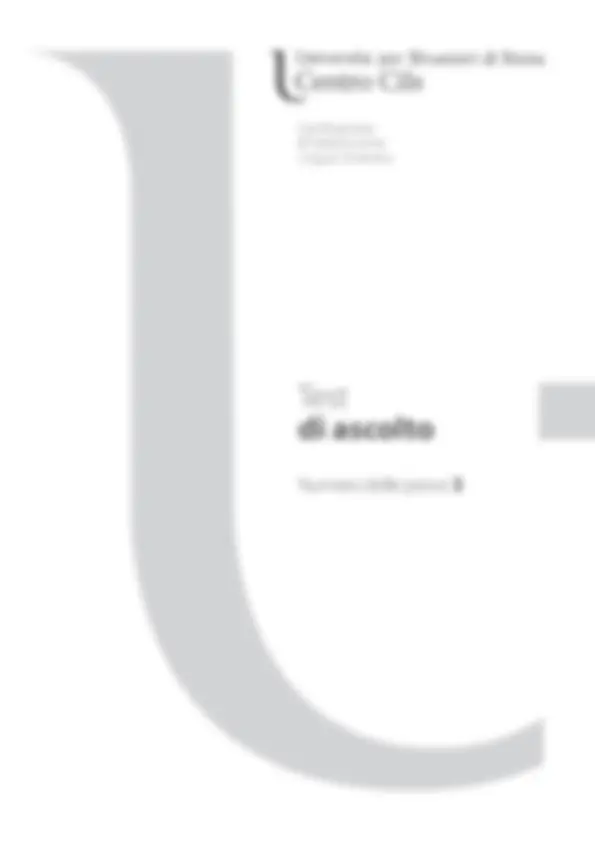 CILS C2 quaderno 2018 giugno | Test d'ammissione di Lingue | Docsity