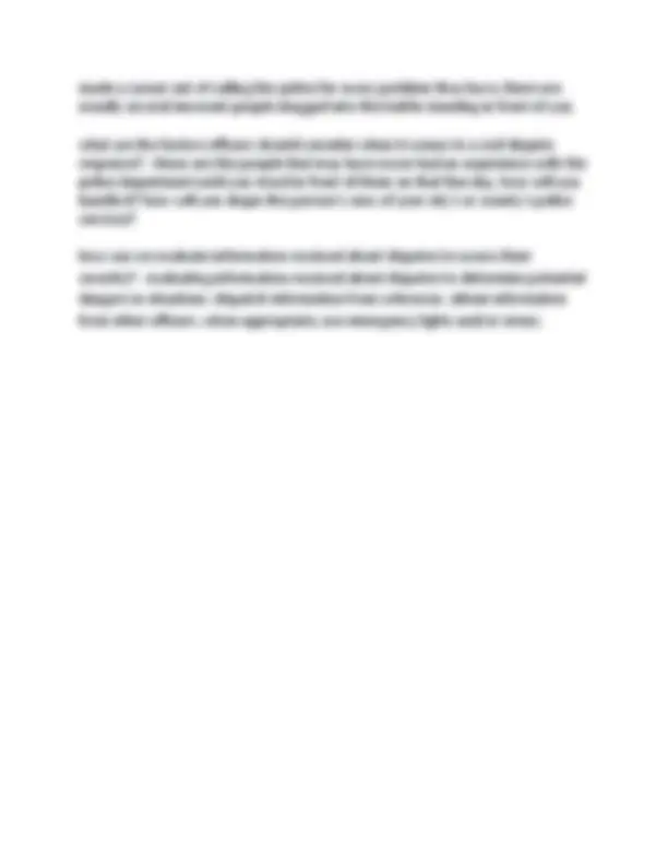 Crisis Intervention and Disturbance Calls: A Comprehensive Study Guide ...