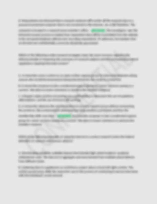 CITI Training Quiz Questions and Answers 2024/25(Verified Answers ...