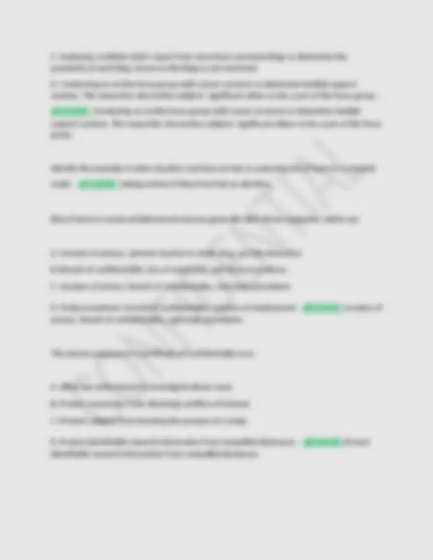 CITI Training Quiz Questions and Answers 2024/25(Verified Answers ...