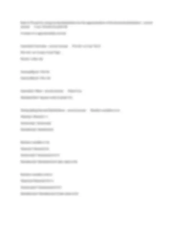 AP Statistics Formulas and Concepts | Exams Nursing | Docsity