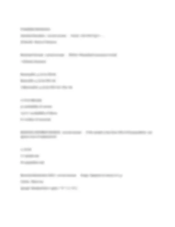 AP Statistics Formulas and Concepts | Exams Nursing | Docsity