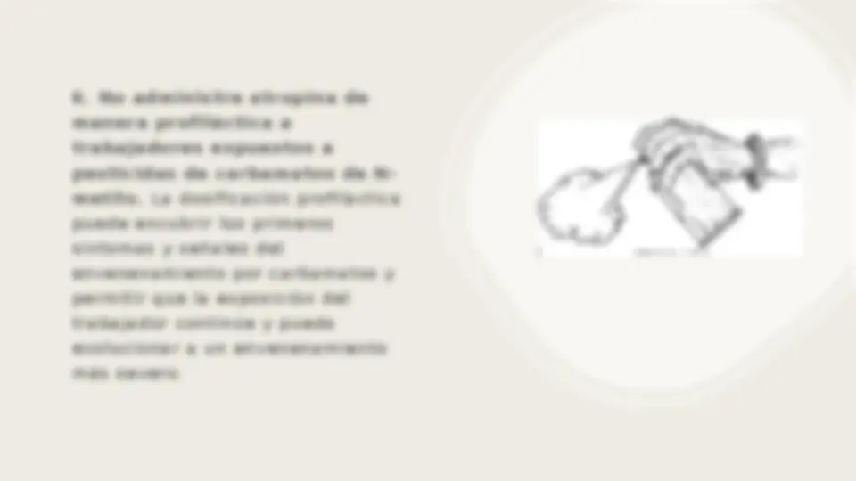 Carbamatos de N-Metilo: Efectos, Síntomas y Tratamiento | Resúmenes de ...