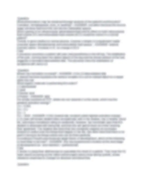 PA-CAT Practice Exam with Correct Answers | Exams Nursing | Docsity