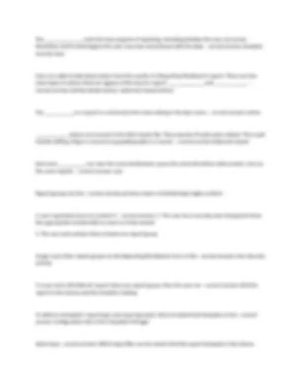Security and Access Control in Epic | Exams Nursing | Docsity