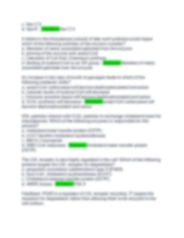 UNE MEDICAL BIOCHEMISTRY FINAL EXAM REVIEW WITH 100% CORRECT SOLUTIONS ...