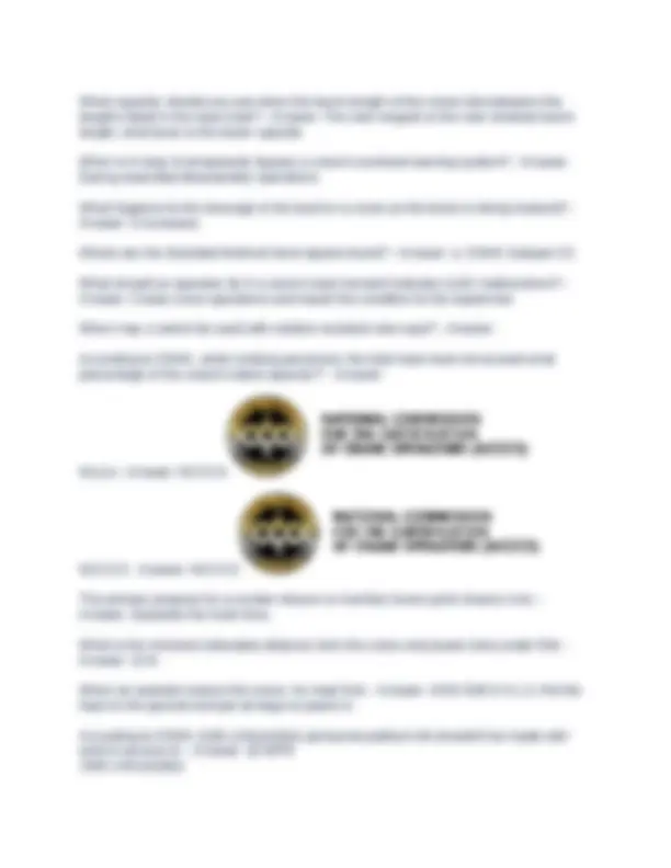 NCCCO Core sample test Questions and Answers | Exams Advanced Education ...