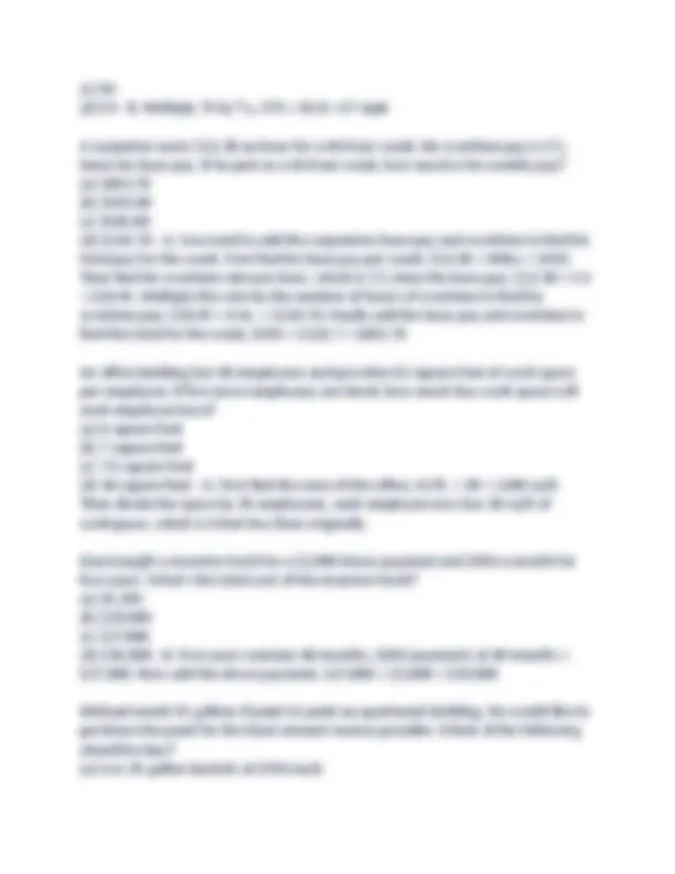 ASVAB- ARITHMETIC REASONING COMPLETE SOLUTION UPDATE 2024 | Exams Advanced Education | Docsity