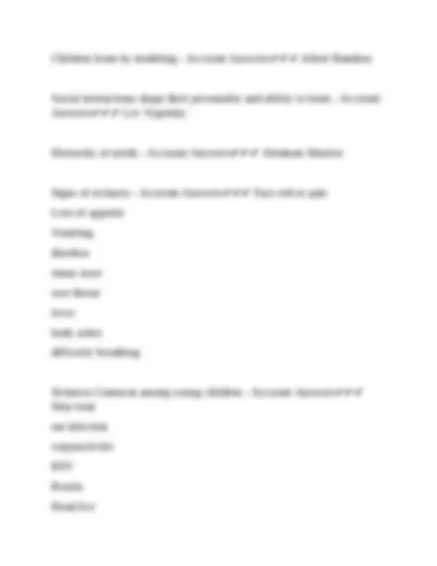 ECE 1 Final Exam: Comprehensive Guide to Early Childhood Education ...