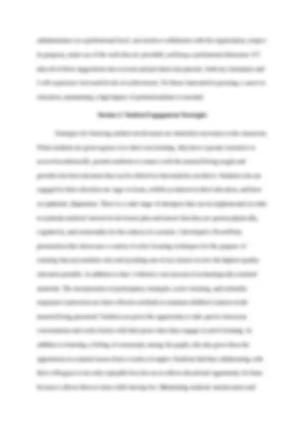 ELM 250 Topic 5 Assignment; Feedback on Classroom Management Plan Rough Draft Sections 1-6 ...