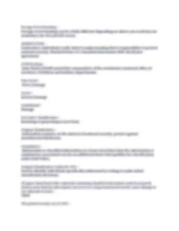 DoD INFORMATION SECURITY QUESTIONS AND ANSWERS | Exams Law | Docsity