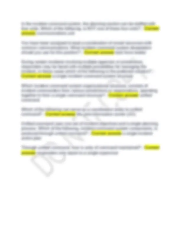 Incident Command System (ICS) and NIMS: Principles and Practices ...