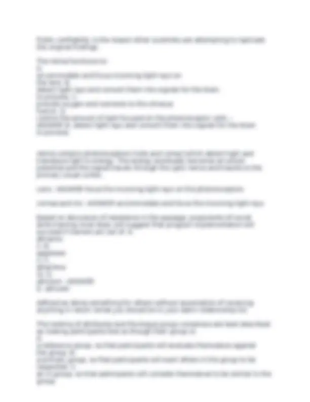 The Role of Cognition and Environment in Shaping Behavior | Exams Physics | Docsity