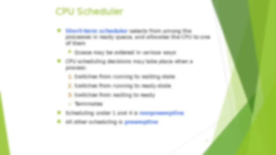 CPU Scheduling: Concepts and Algorithms - Operating System Concepts ...