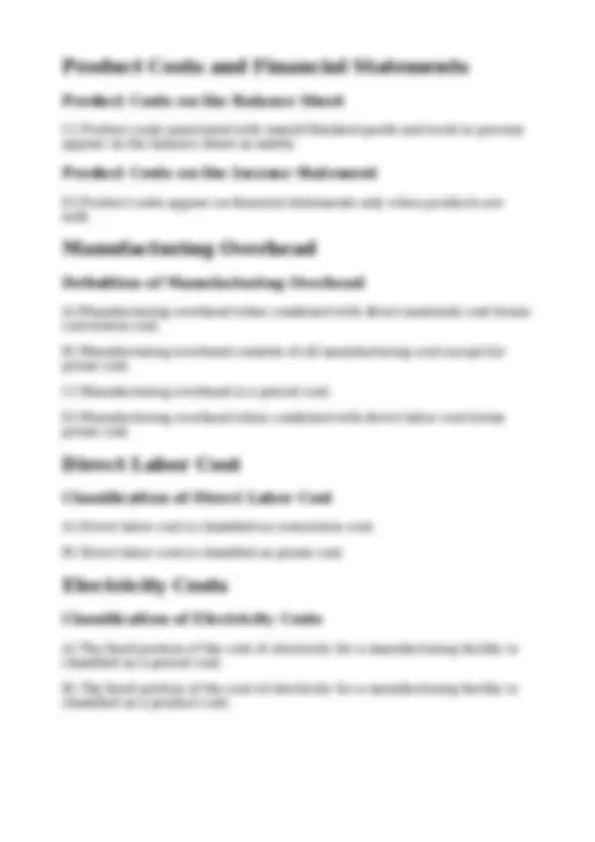 Cost Behavior and Cost Classification in Managerial Accounting | Exams ...