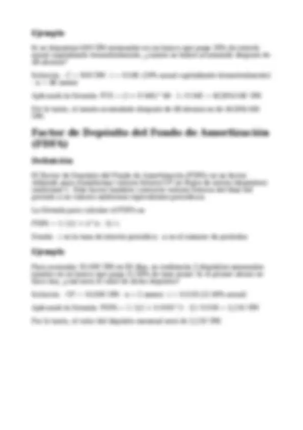 Factores Financieros en Matemáticas Financieras: Una Guía Práctica con Ejercicios | Ejercicios ...