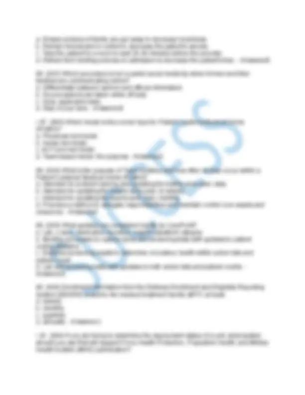 4N0X1 CDC 5 Level Vol 1 Questions & Answers | Exams Nursing | Docsity