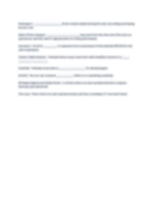 Chicago Pedicab Chauffeur Exam Guide | Exams Advanced Education | Docsity