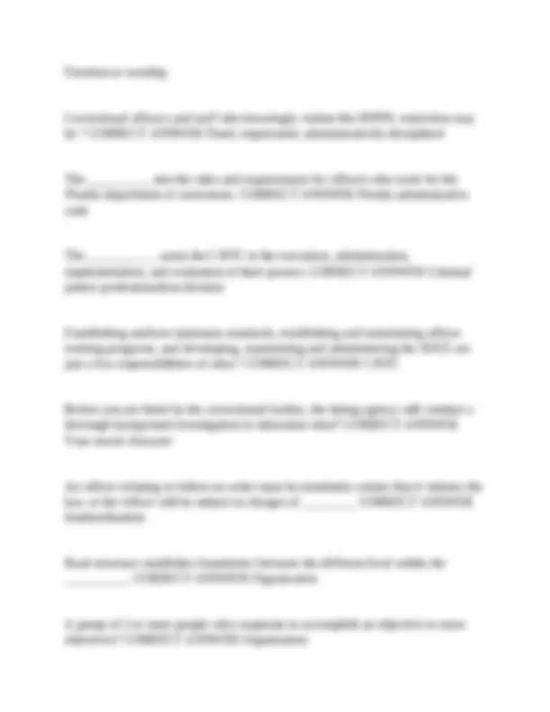 Introduction to Corrections: Practice Test and Key Concepts | Exams ...