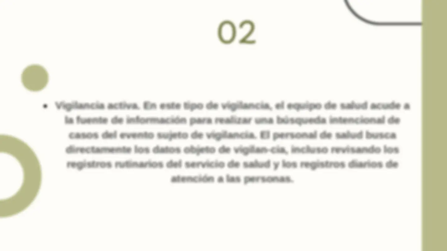 Vigilancia en Salud Pública: Un Proceso Sistemático para la Salud Pública - Prof. Villator ...