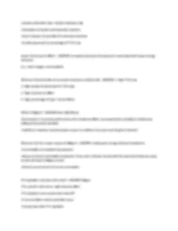 Exercise Physiology Exam Questions and Answers | Exams Nursing | Docsity