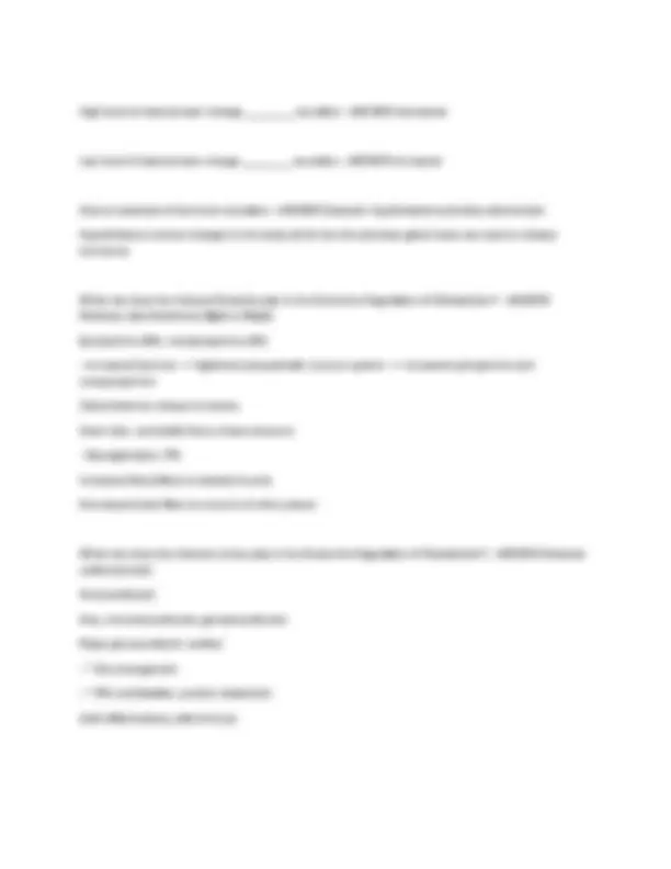 Exercise Physiology Exam Questions and Answers | Exams Nursing | Docsity