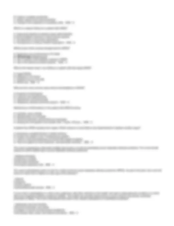 ARDS/RF NCLEX Exam 2 With Complete Solution: Multiple Choice Questions ...