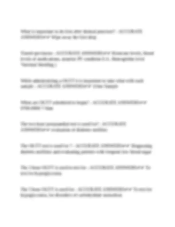 NHA CCMA Exam 2024/2025: Study Guide with Answers | Exams Nursing | Docsity