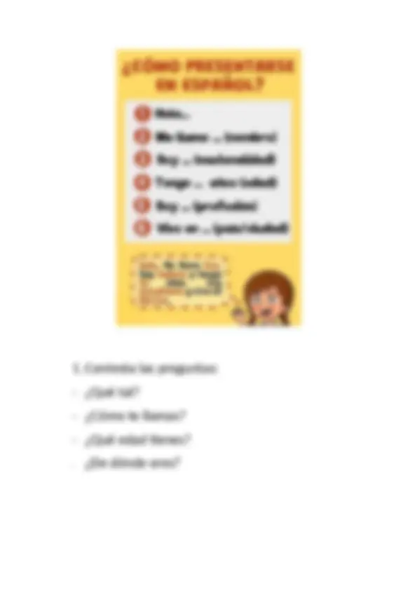 Ejercicios de Alfabeto, Números y Saludos en Español | Ejercicios de ...