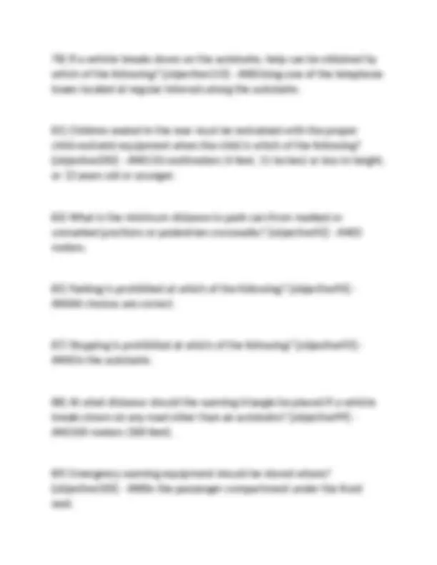 U.S. Forces Driver's Training Program for Europe 2024-2025. Questions ...