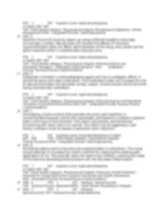 ATI Comprehensive Neuro Practice Questions & Answers (with Rationale ...