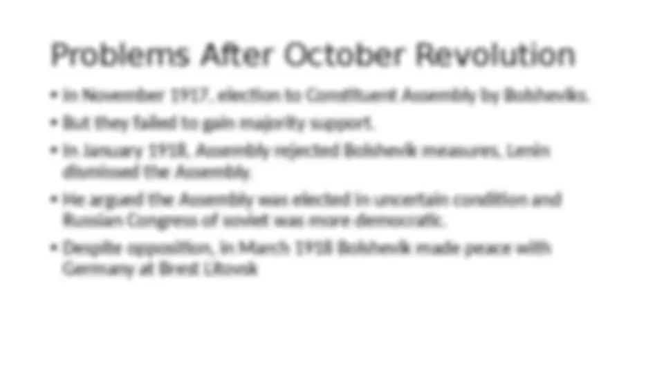 Socialism in Europe & The Russian Revolution – History – PPT – Power ...