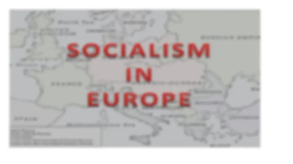 Socialism in Europe & The Russian Revolution – History – PPT – Power ...