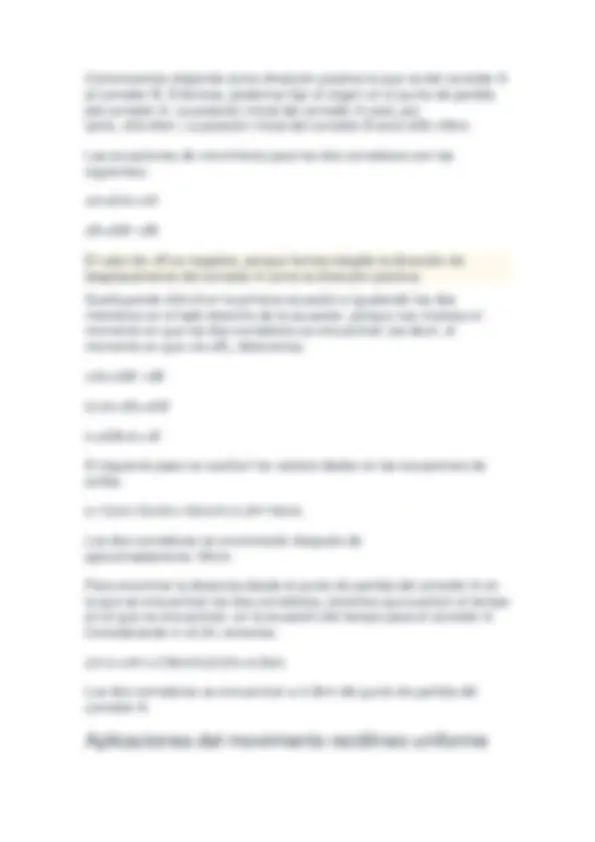 Movimiento Rectilíneo Uniforme (MRU): Conceptos, Características y ...