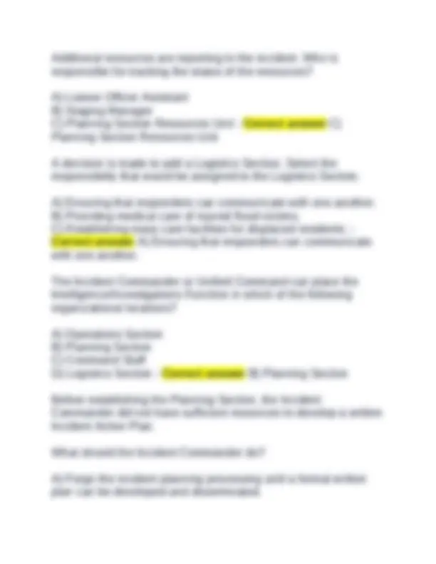 ICS 200 Questions and Answers: A Comprehensive Guide to Incident ...