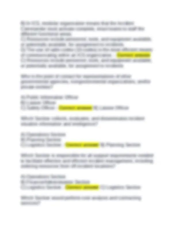 ICS 200 Questions and Answers: A Comprehensive Guide to Incident ...
