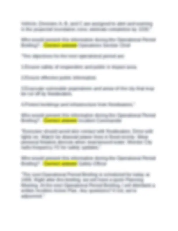 FEMA ICS-200 Questions and Answers: A Comprehensive Guide to Incident ...