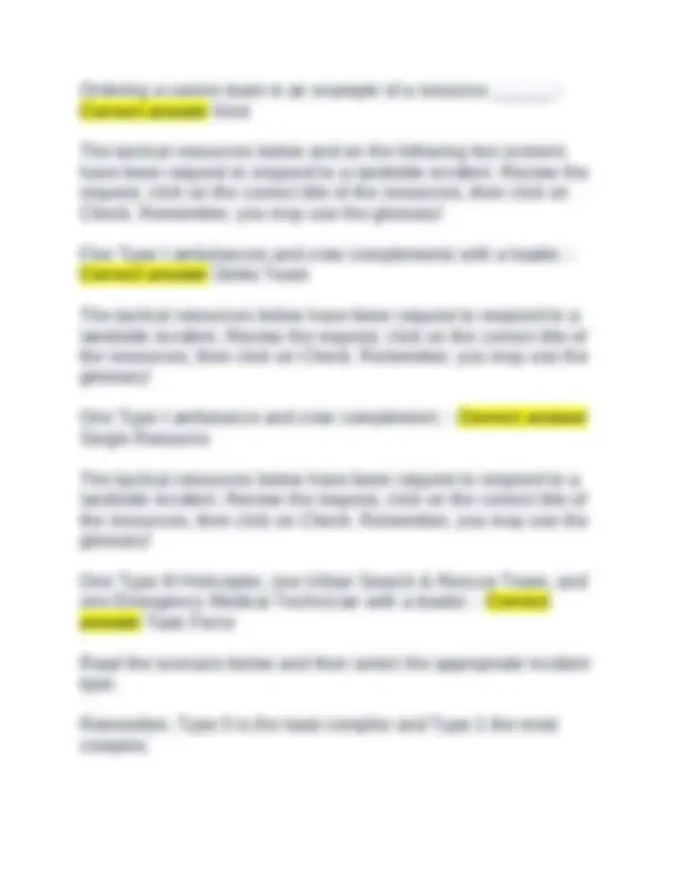 FEMA ICS-200 Questions and Answers: A Comprehensive Guide to Incident ...