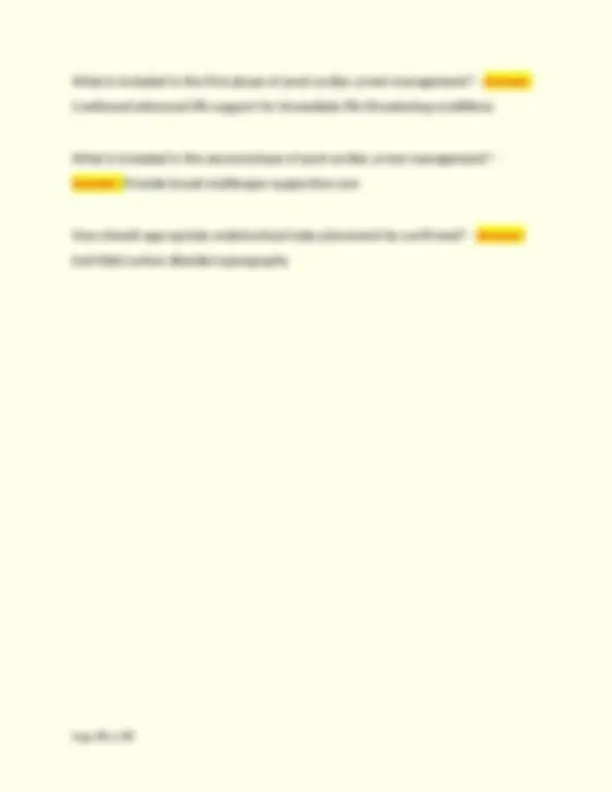 PALS Exam Questions & Correct Solutions. | Exams Nursing | Docsity