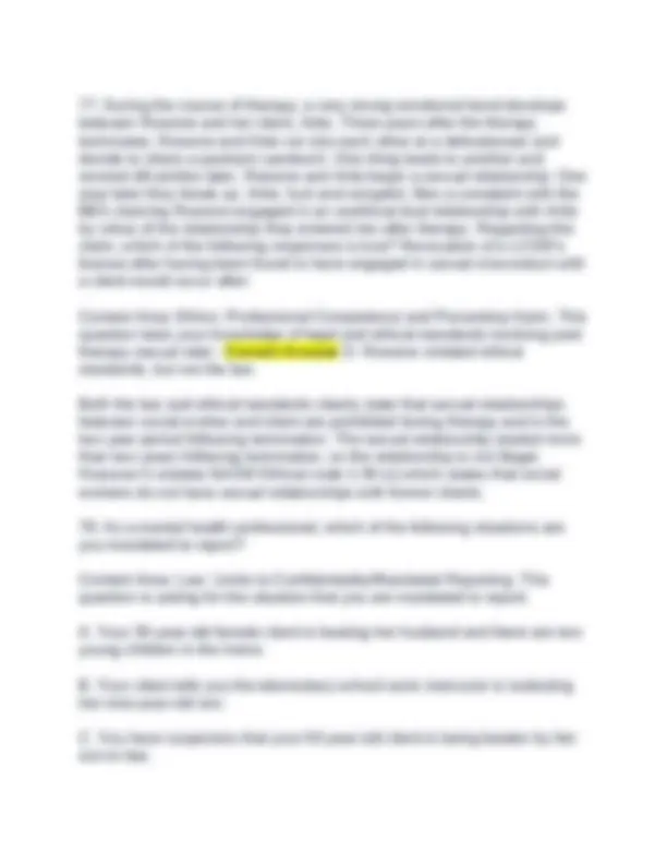 LCSW Law & Ethics Practice Test: 150 Questions and Answers | Exams ...